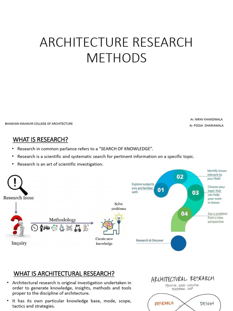 Architectural Research Methods | PDF | Hypothesis | Statistics