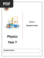 Year 7 Science Revision Pack Key | PDF