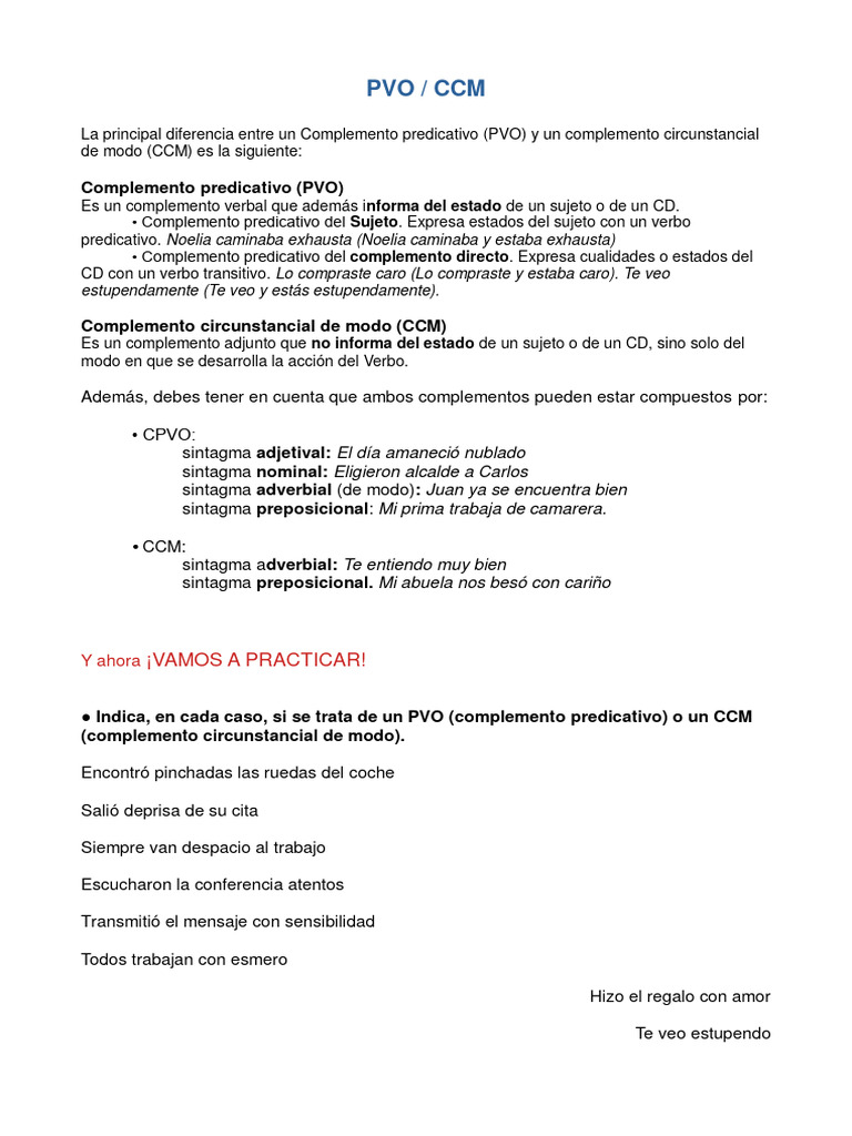 PVO-CCM - Castellano | PDF