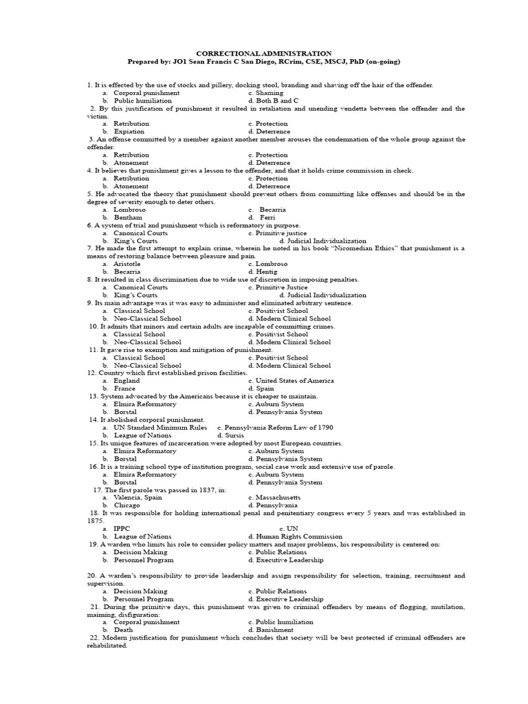 Correctional Administration | PDF | Prison | Pardon