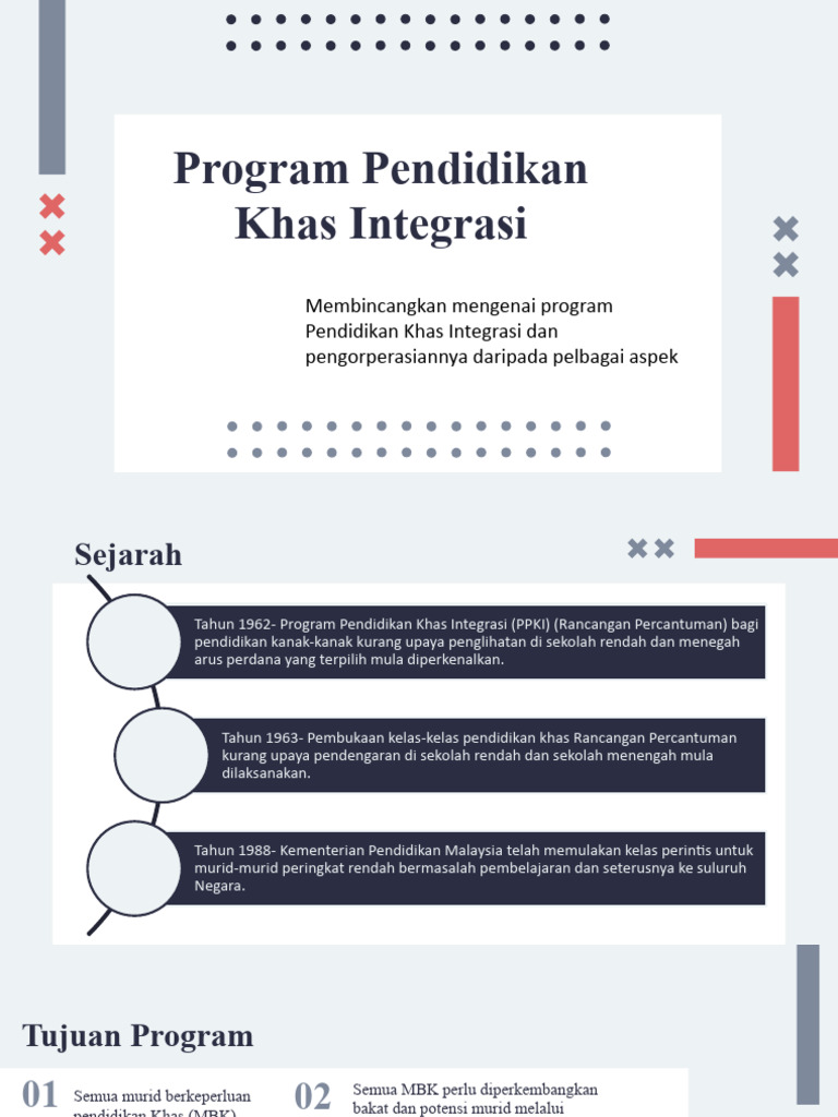 Nota Program Pendidikan Khas Integrasi | PDF