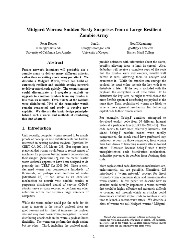 Midgard Worms Sudden Nasty Surprises From A Large Resilient Zombie Army ...