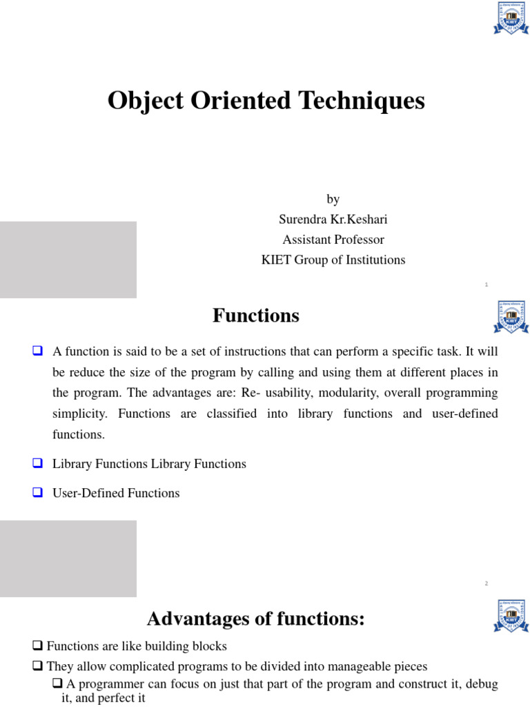 Unit 4 2 Ppt Notes Download Free Pdf Parameter Computer