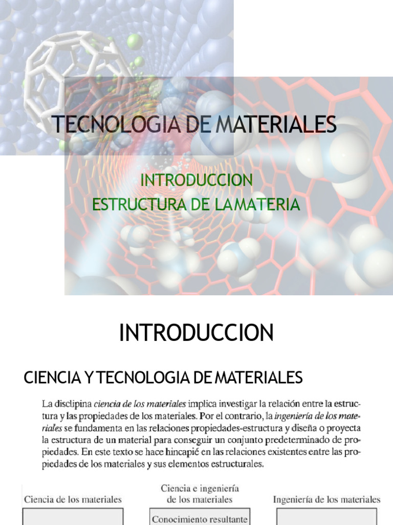 Estructura de La Materia | PDF | Átomos | Enlace químico