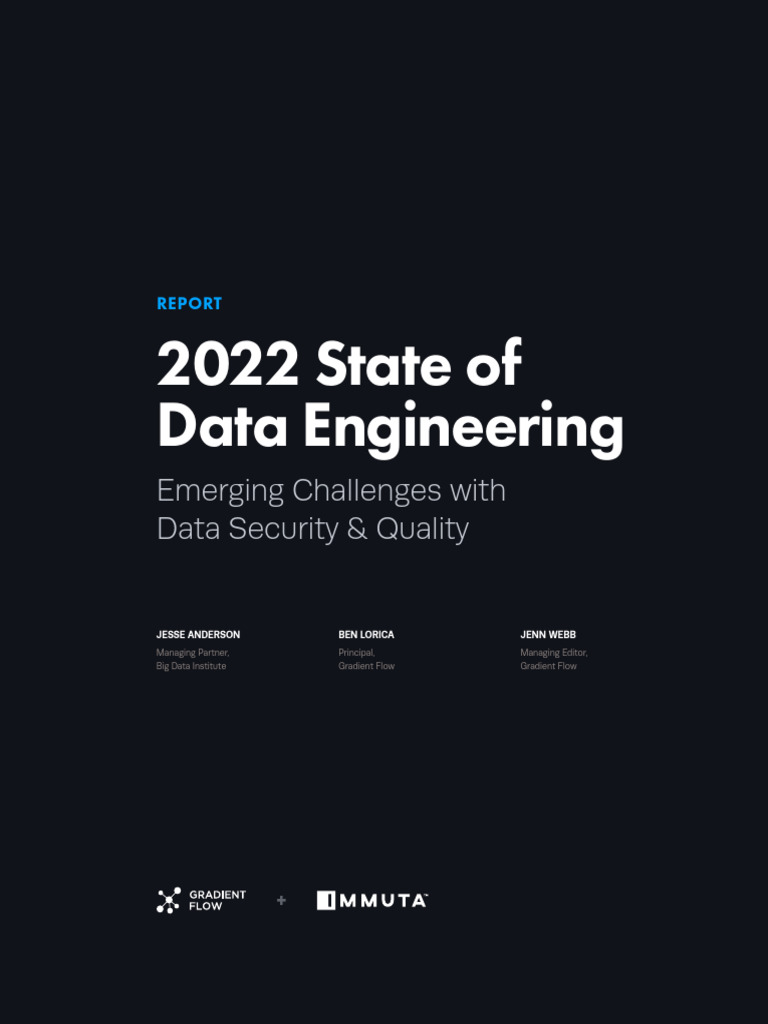 Gradient Flow Report 2022 State of Data Engineering | PDF | Cloud Computing | Analytics