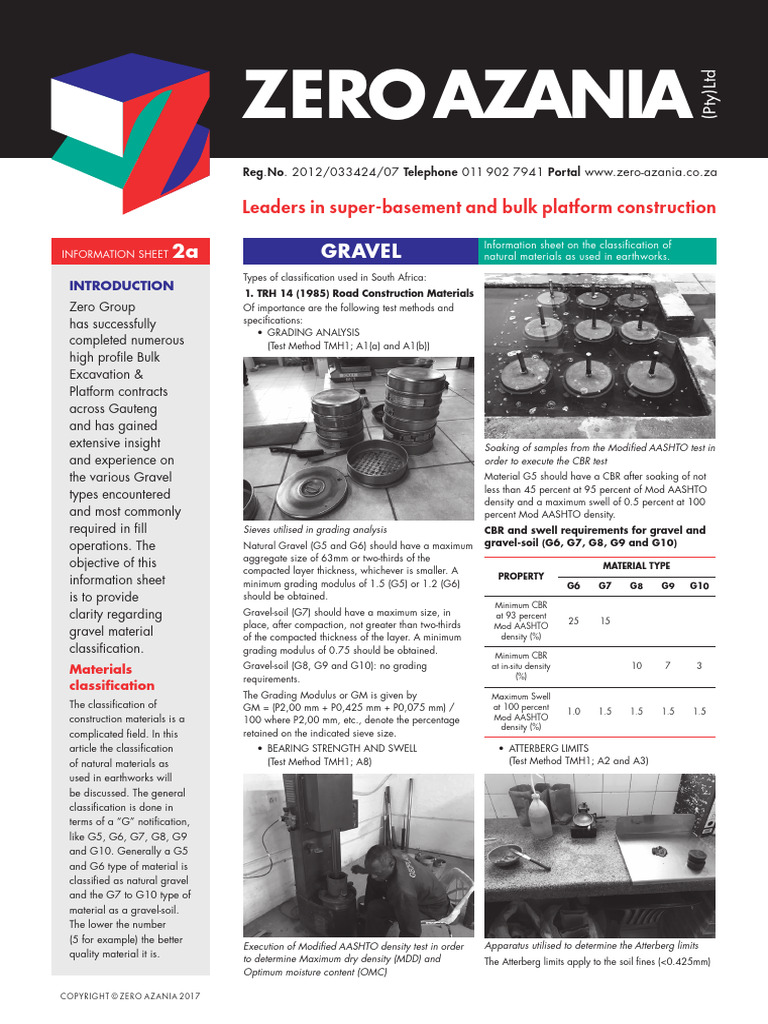 Earthworks Material Classification | PDF | Soil | Materials