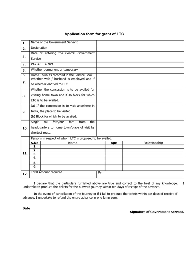 LTC Claim Forms | PDF