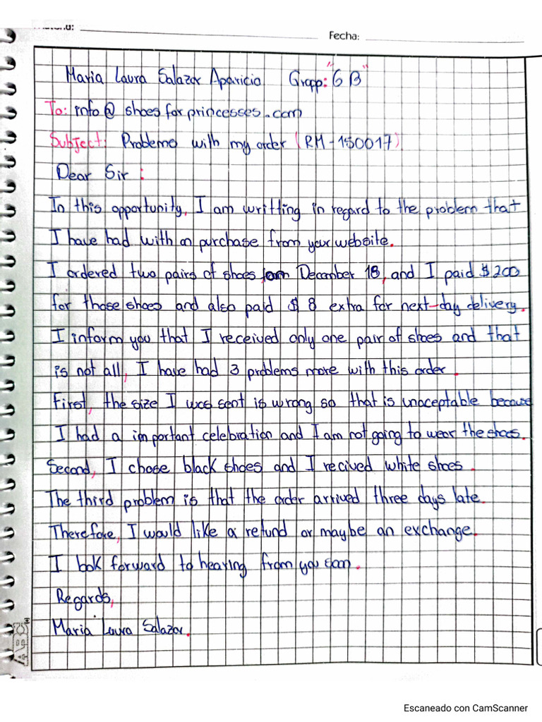 Homework-Page 83 - Salazar Aparicio Maria Laura | PDF