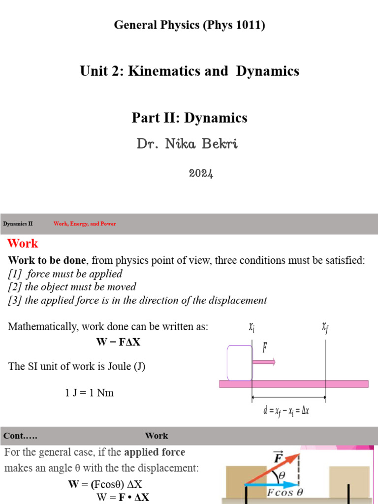 Part II Dynamics | PDF | Collision | Momentum