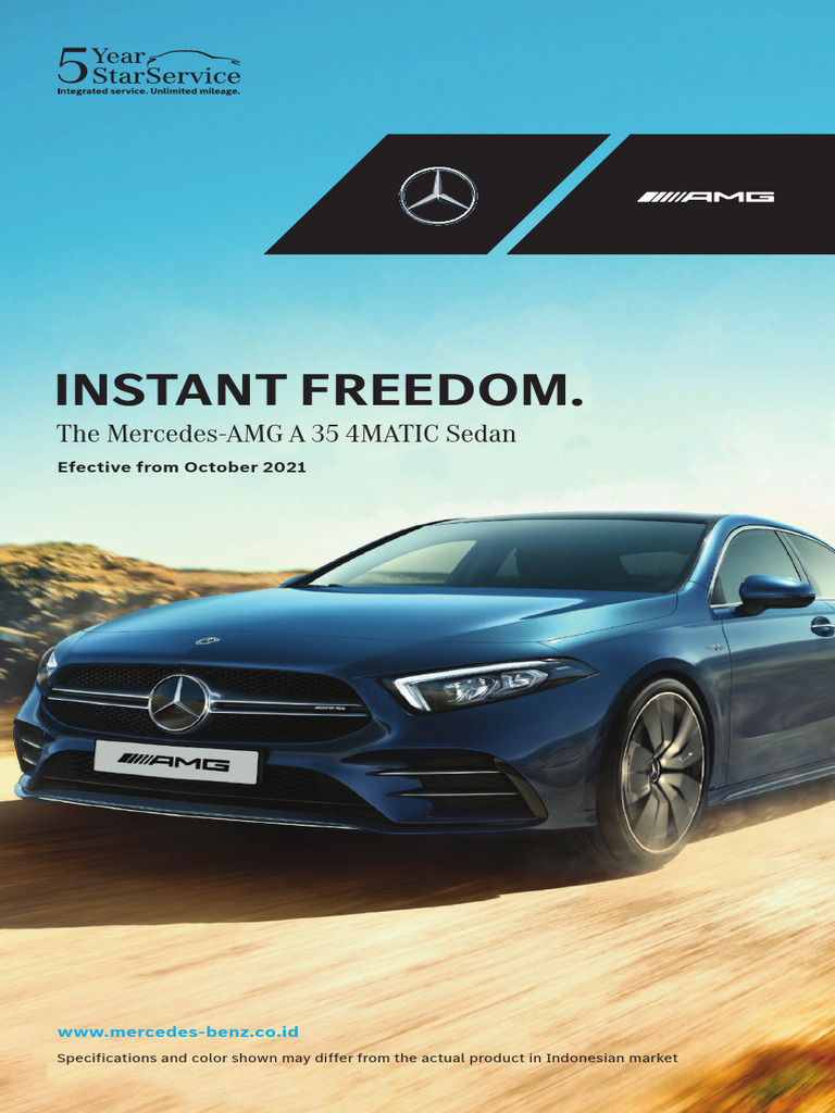 The Mercedes-AMG A 35 4MATIC Sedan | PDF | Automotive Technologies ...