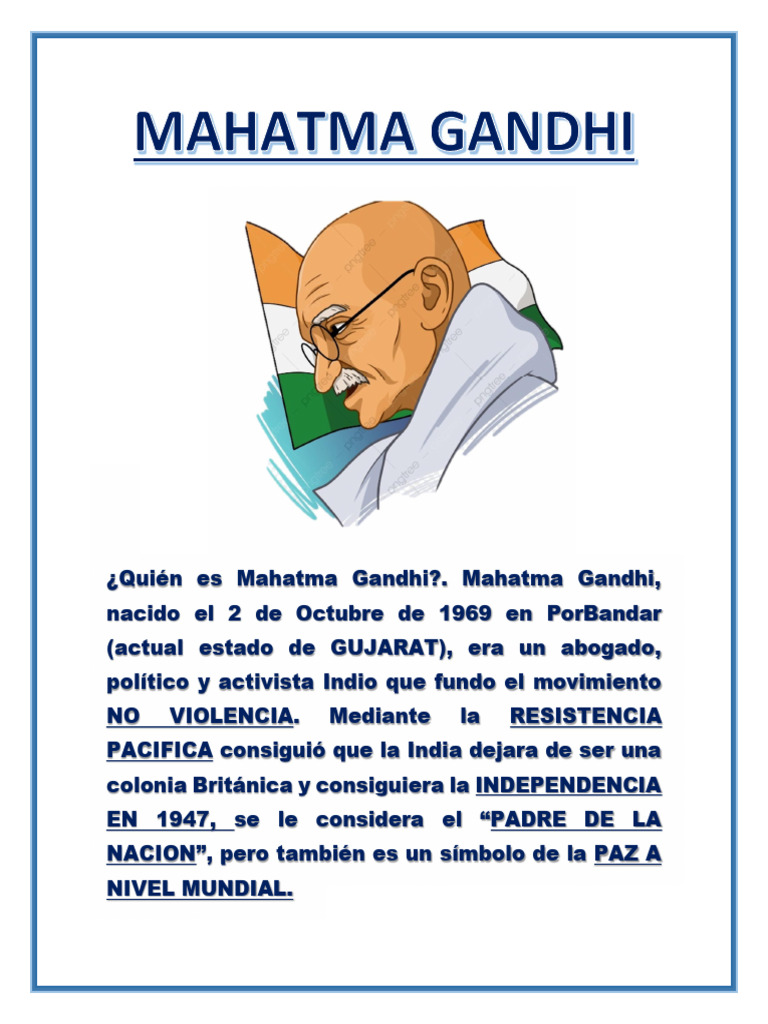 MAHATMA | PDF | Mahatma Gandhi | Movimiento de independencia india
