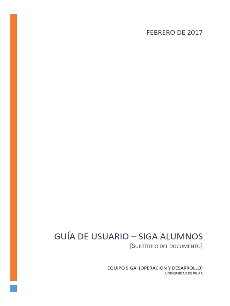 Material - Documentos - 4 - 104 - Guía de Usuario - SIGA Alumnos v1.0 | PDF