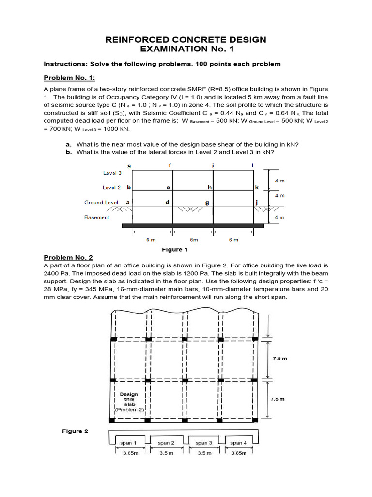 Revised Exam No.1 RCD | PDF