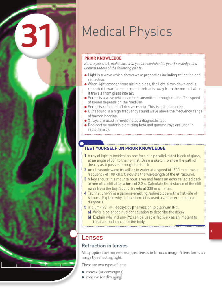 31 Medical Physics | PDF | Eye | Electromagnetic Radiation