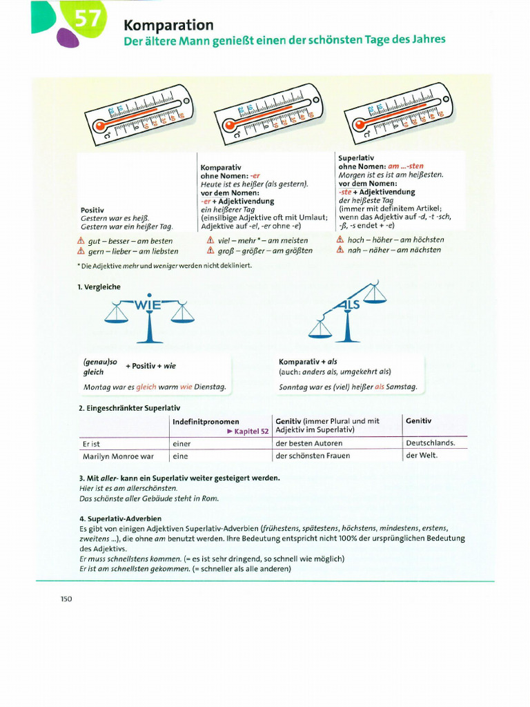7 Komparation-der-Adjektive Aktiv | PDF
