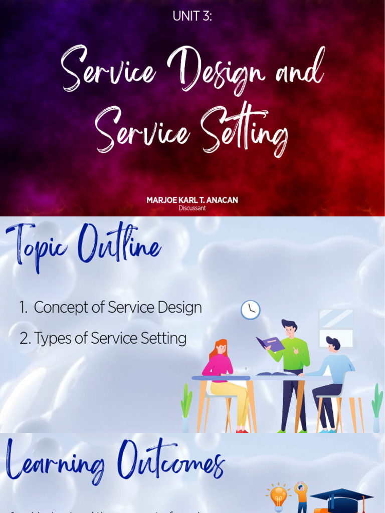 Service Design and Service Setting | PDF | Communication | Business
