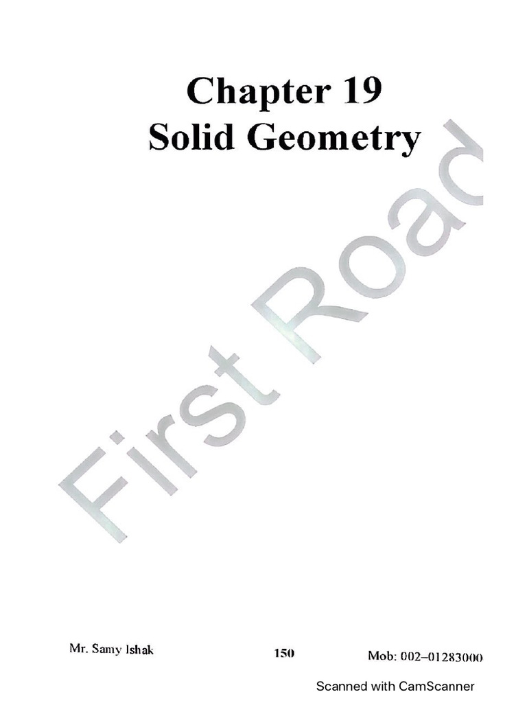 Solid Geo M | PDF