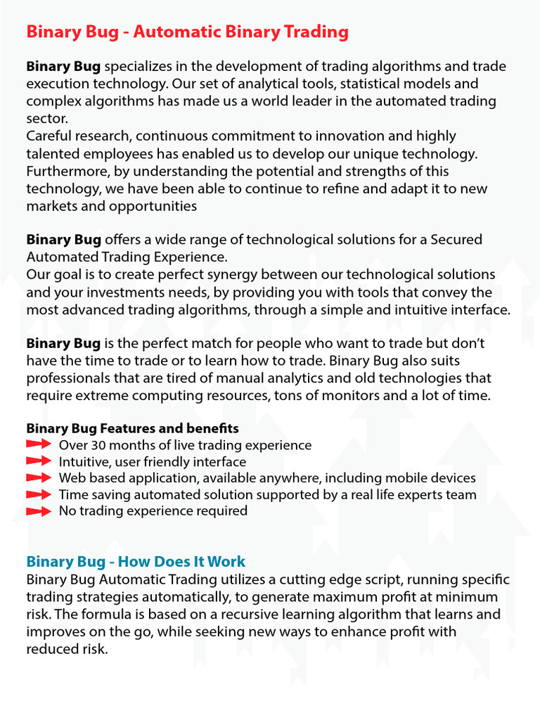 Automated Binary Trading Solutions | PDF | Algorithmic Trading | Software Bug