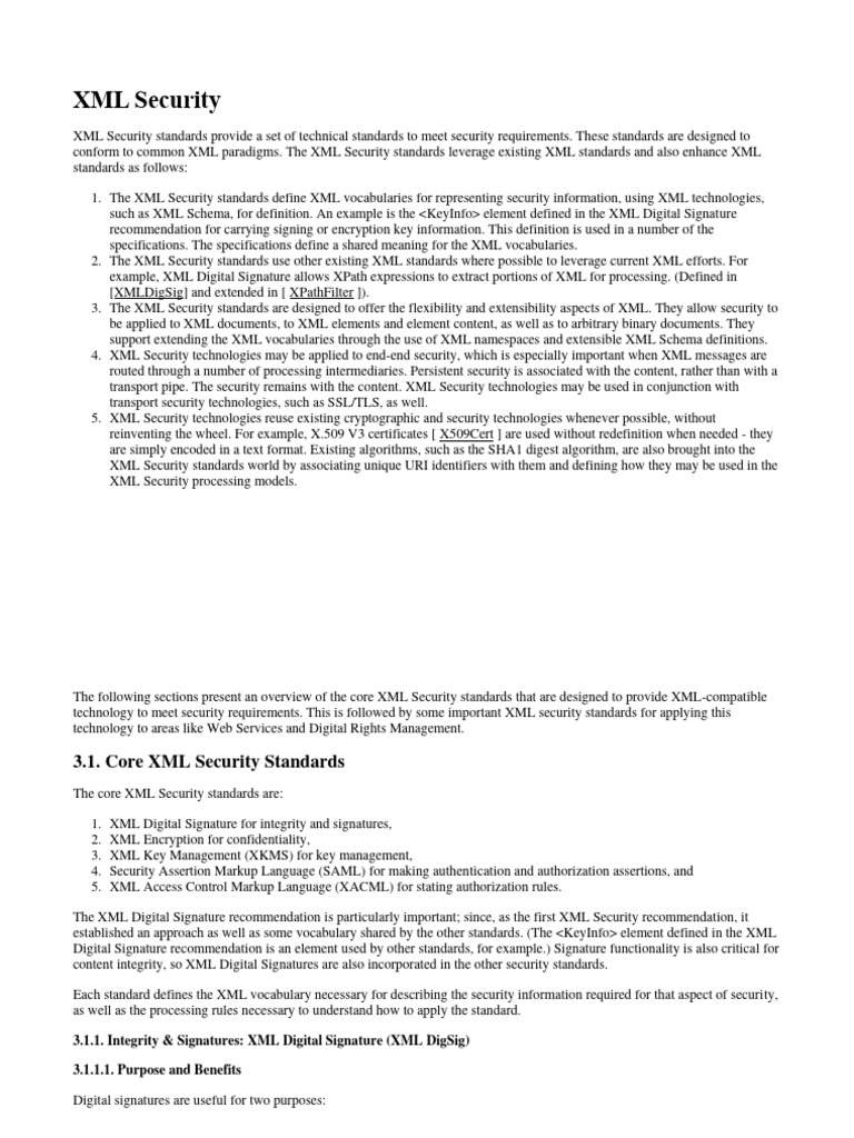 Xml Security Pdf Public Key Cryptography Key Cryptography