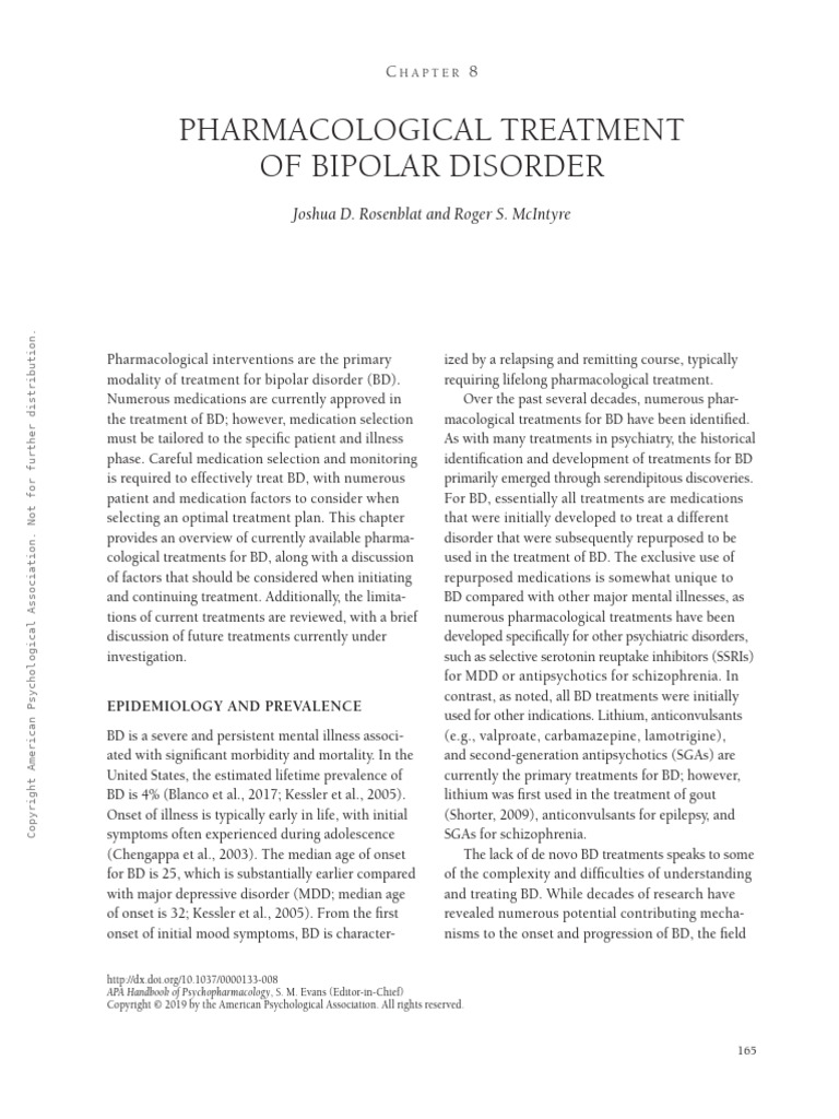 2019-20159-008 Tab | PDF | Bipolar Disorder | Major Depressive Disorder