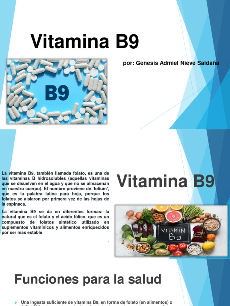 Vitamina B9 | PDF | Vitamina | Medicina CLINICA