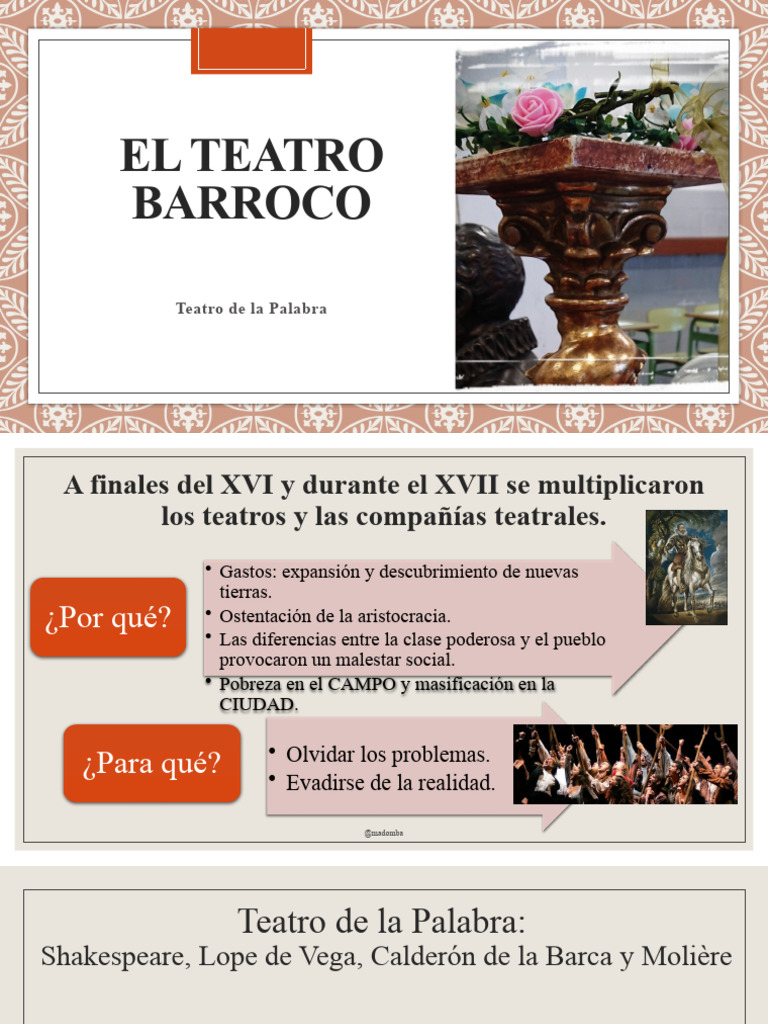 El Teatro Barroco | PDF | Teatro | Barroco