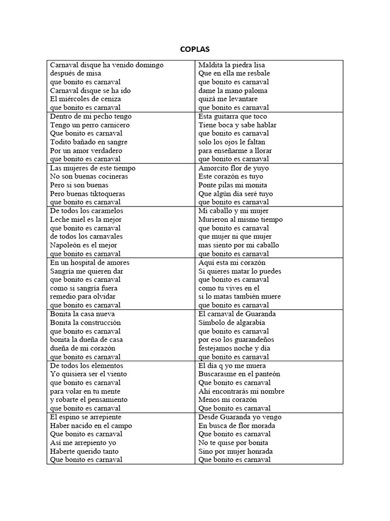 COPLAS | PDF | Carnaval