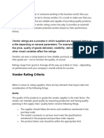 SAP MM Vendor Evaluation Process Guide | PDF