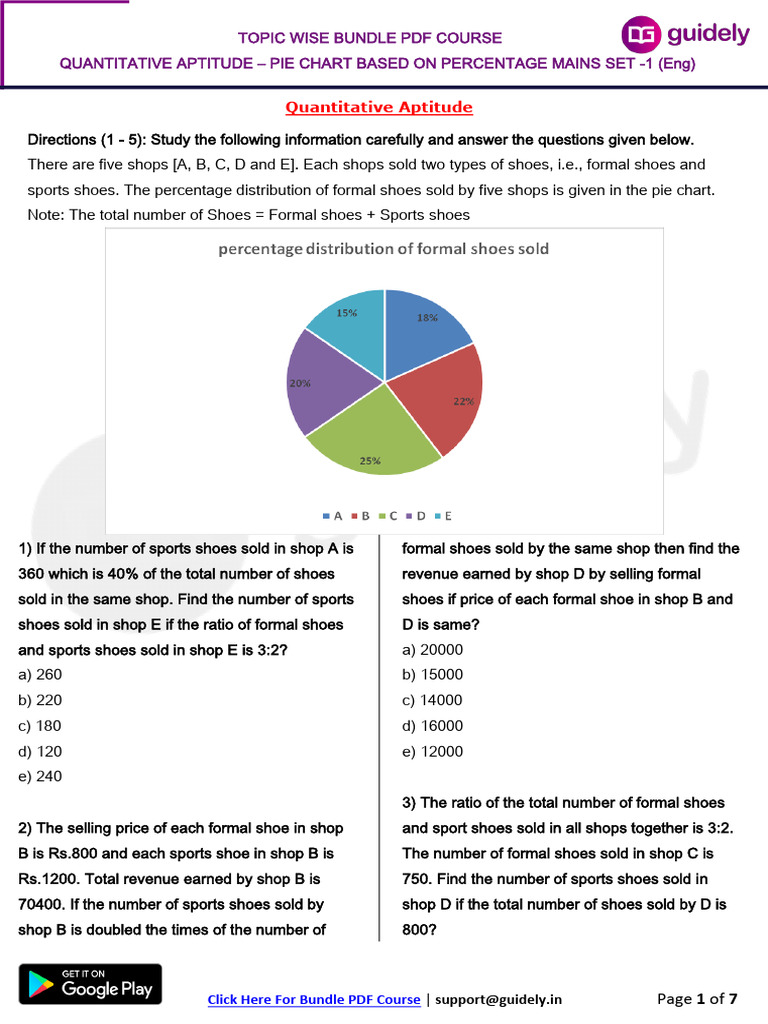Percentage Based Pie Chart | PDF | Business