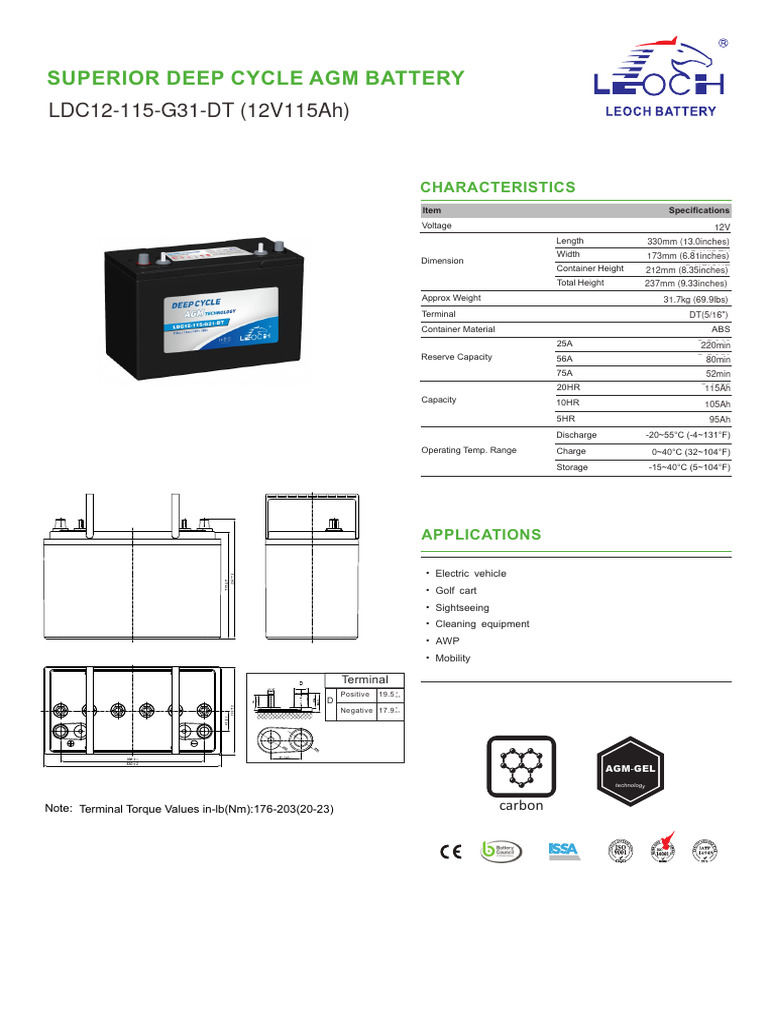 LDC12 115 G31 DT | Download Free PDF | Nature | Energy Storage