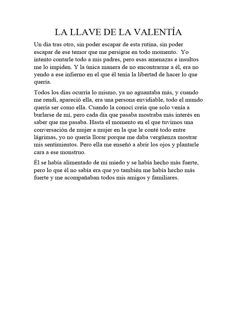 La Llave de La Valentía | PDF
