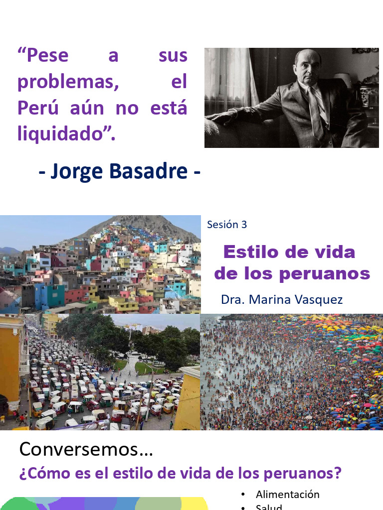 "Pese A Sus Problemas, El Perú Aún No Está Liquidado".: - Jorge Basadre | PDF | Familia ...