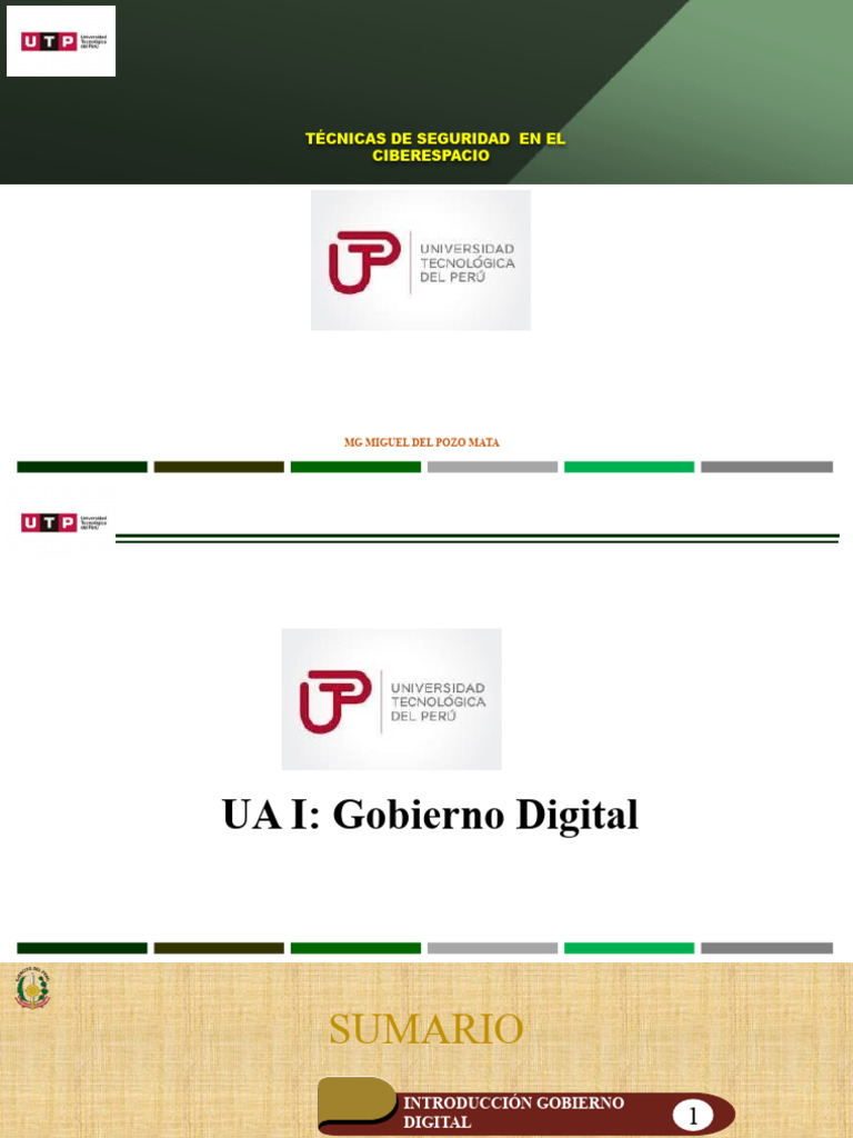 Seguridad en el Gobierno Digital Perú | PDF | Perú | La seguridad ...