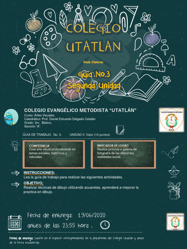 Guía de Artes Visuales: Segunda Unidad | PDF | Dibujo | Tecnicas artisticas