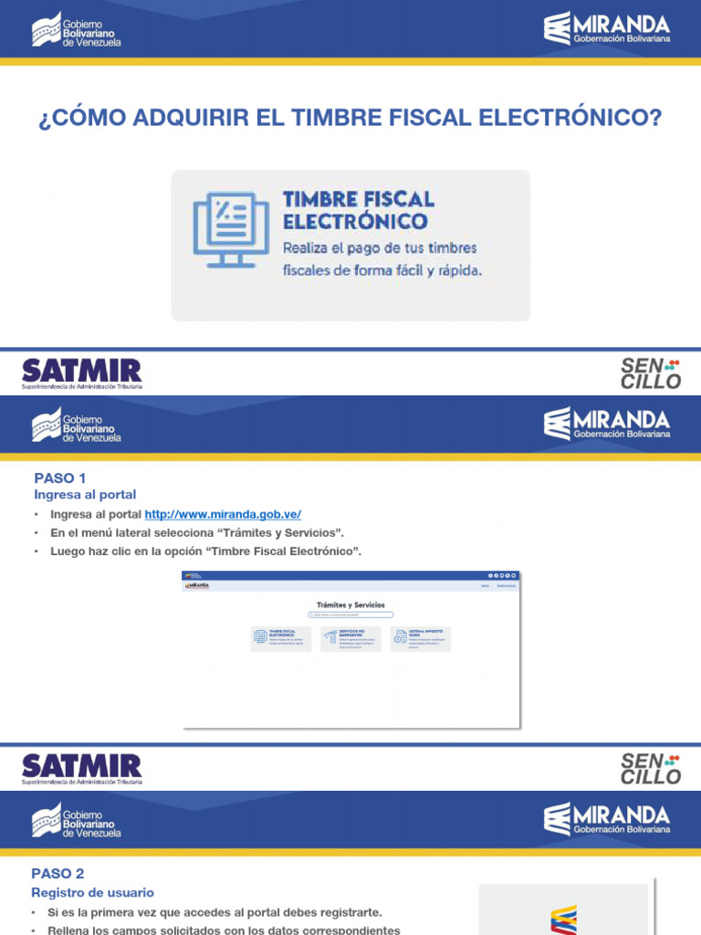 Guía para Obtener Timbre Fiscal Electrónico | PDF | Bancos | Contraseña