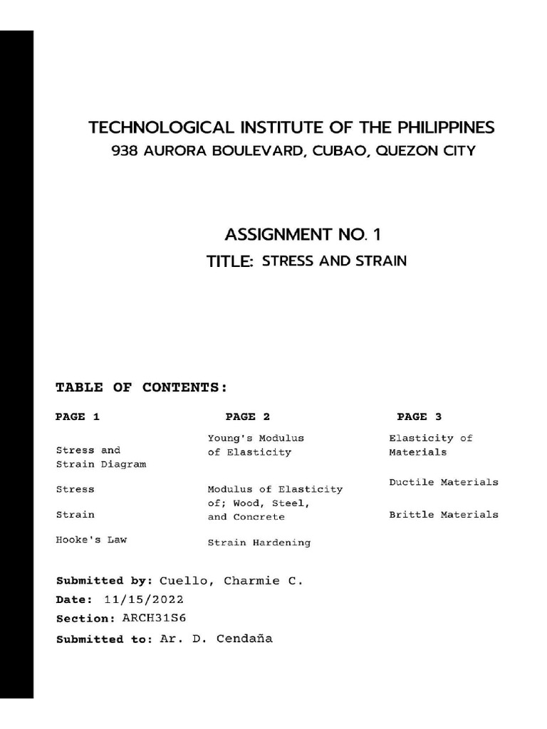 Assignment1.1 - ARSC313 - Cuello, Charmie | PDF
