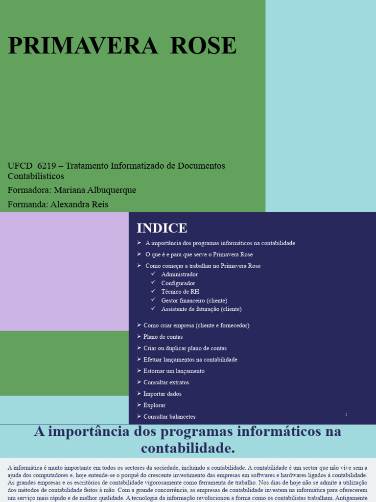 Primavera Rose | PDF