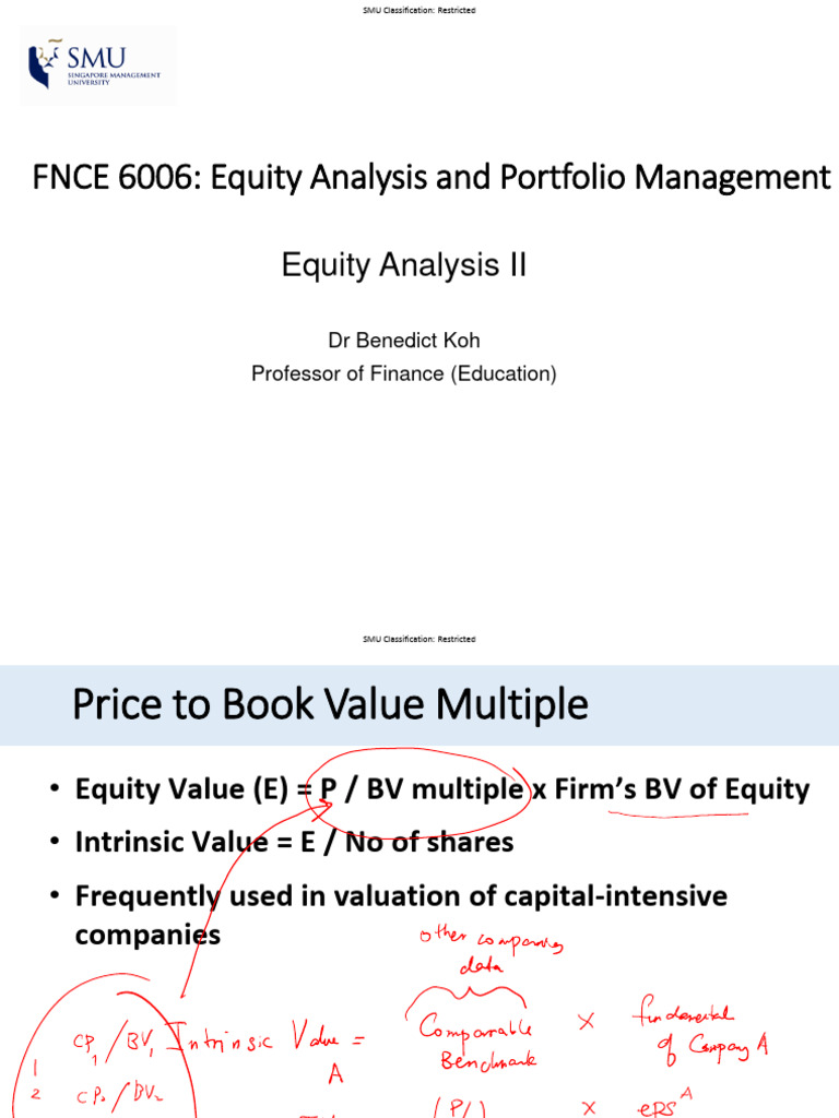 Equity Valuation Methods Explained | PDF