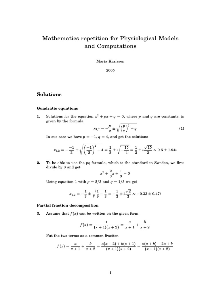 Math Rep Solutions | Download Free PDF | Eigenvalues And Eigenvectors | Linear Algebra