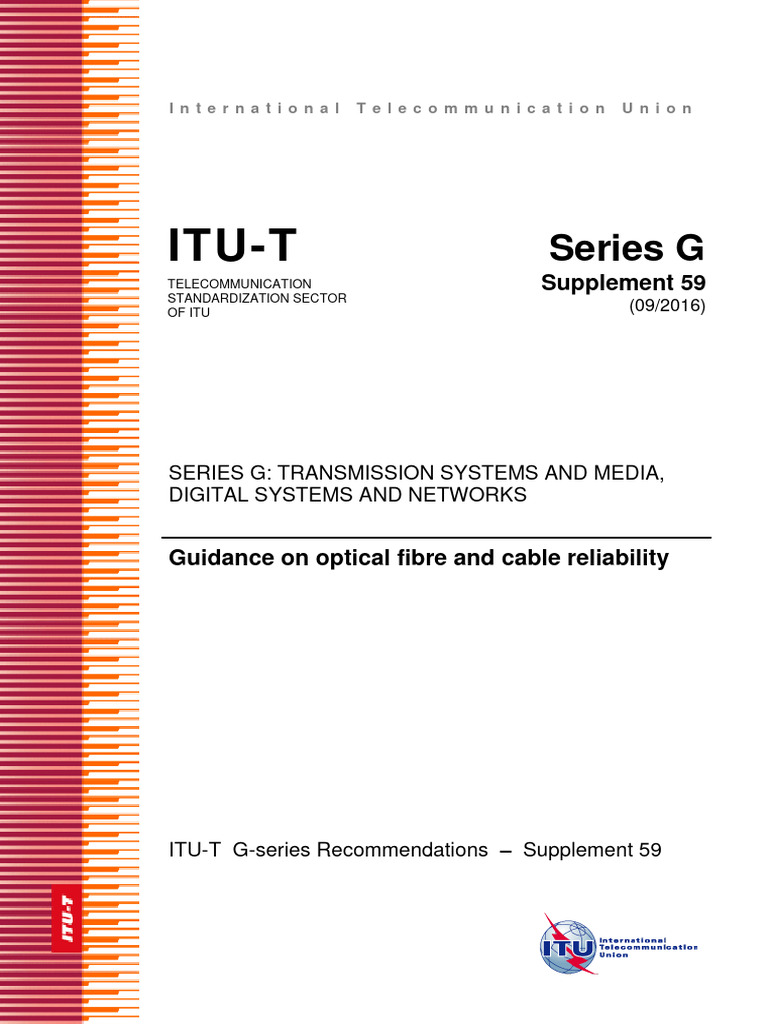 ITU Lifetime | PDF | Optical Fiber | Fiber Optic Communication