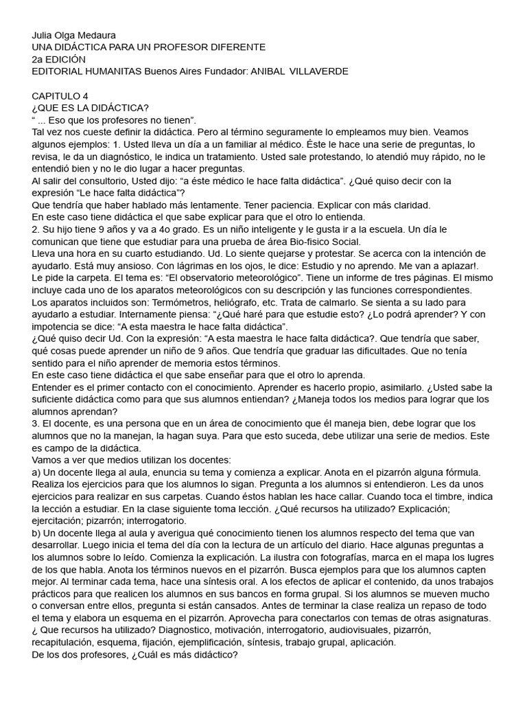 Didáctica: Claves para Enseñar Efectivamente | PDF | Enseñando | Aprendizaje