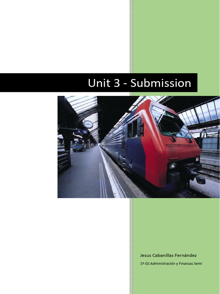 Unit 3 Submissions | PDF