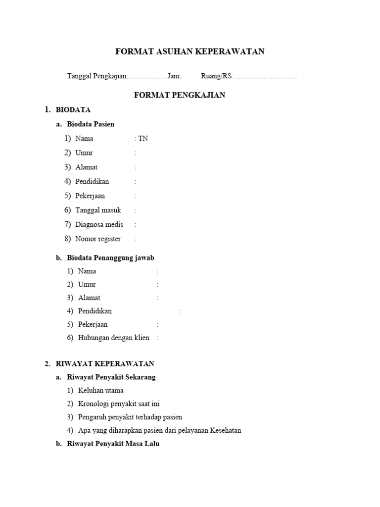 Format Askep KDP | PDF