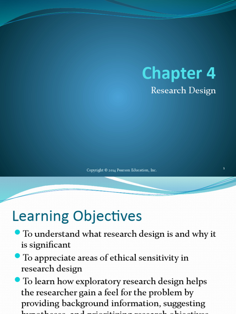 Chapter 4 Resrerch Design | PDF | Experiment | Dependent And Independent Variables