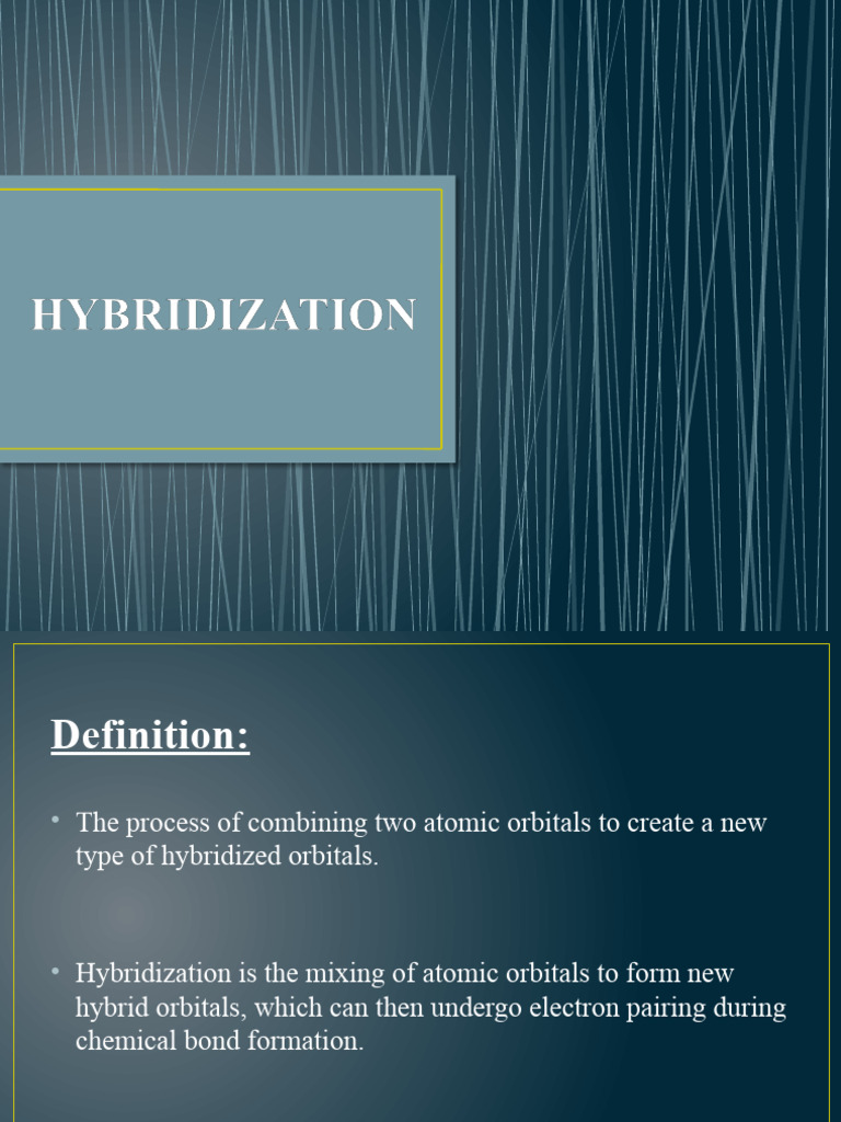 Hybridization 1 | PDF