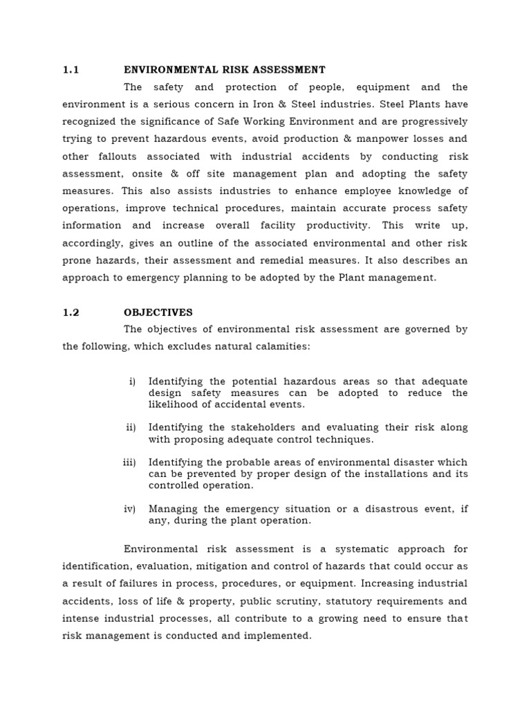 D4 Djugrenvironmental Risk Assessment Pdf Risk Emergency Management 