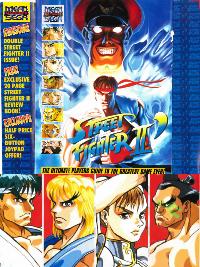 Mean Machines Sega #13 Supplement - Street Fighter II OCR | PDF ...