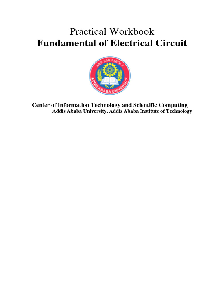 Fundamental of Electrical Circuit - Practical Workbook | PDF | Voltage ...