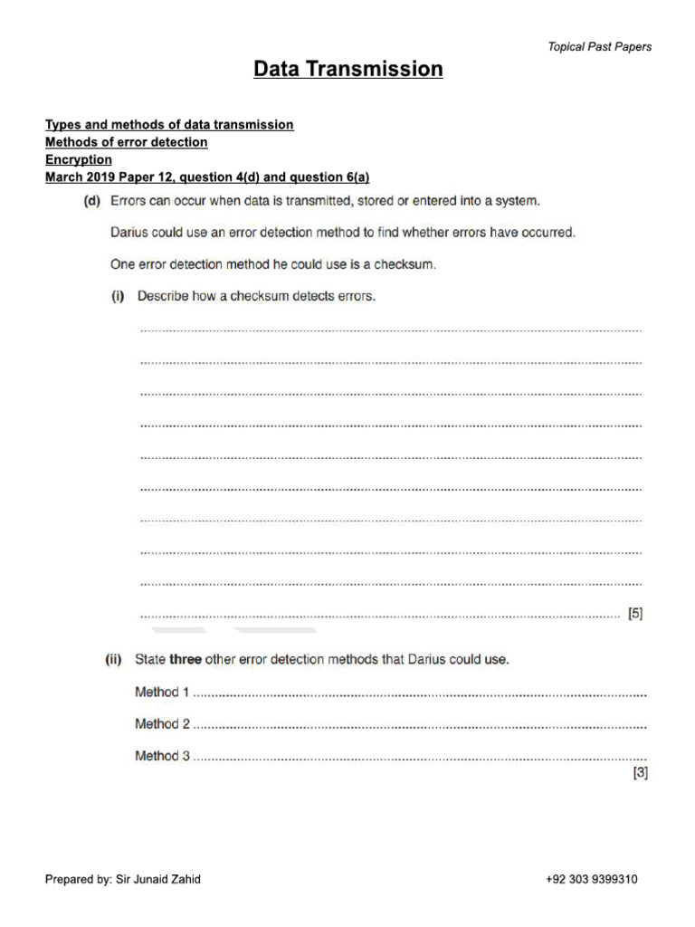 Chap 2 Data Transmission TPP | PDF