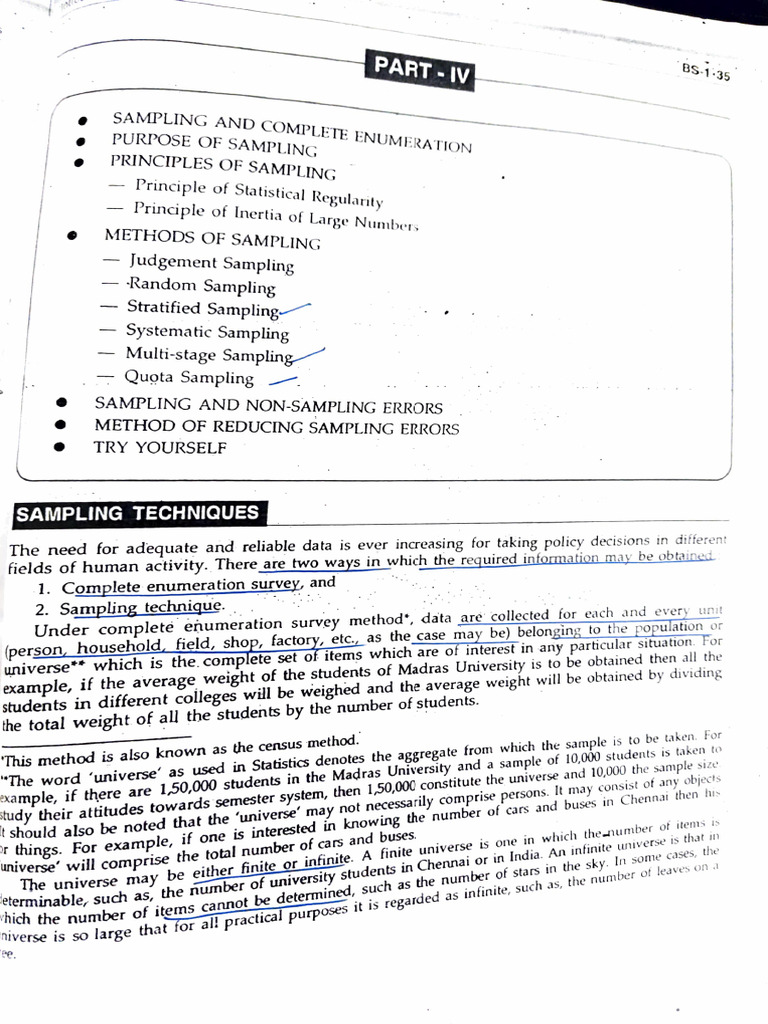 Sampling Bookish Notes Pdf Sampling Statistics Randomness